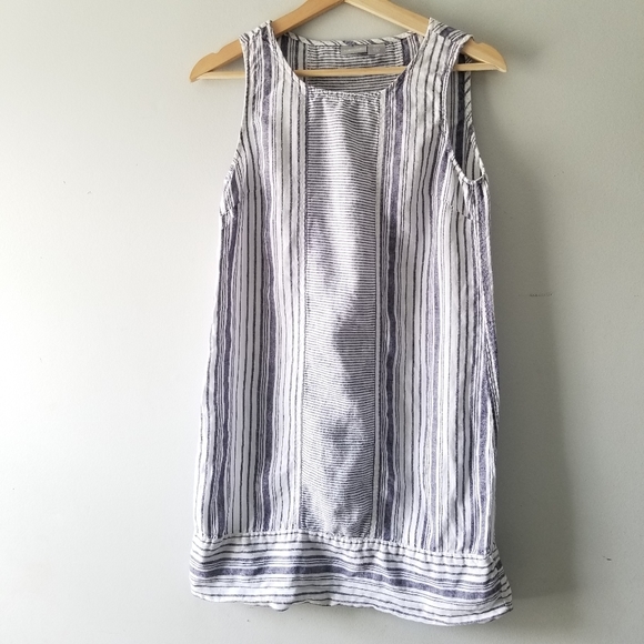Kenar | Dresses | Kenar 0 Linen Stripe Sleeveless Dress 2 | Poshmark